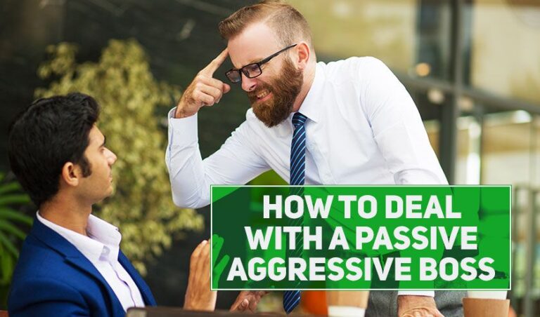 How to Handle a Passive Aggressive Boss at Work? - Failure 2 Success
